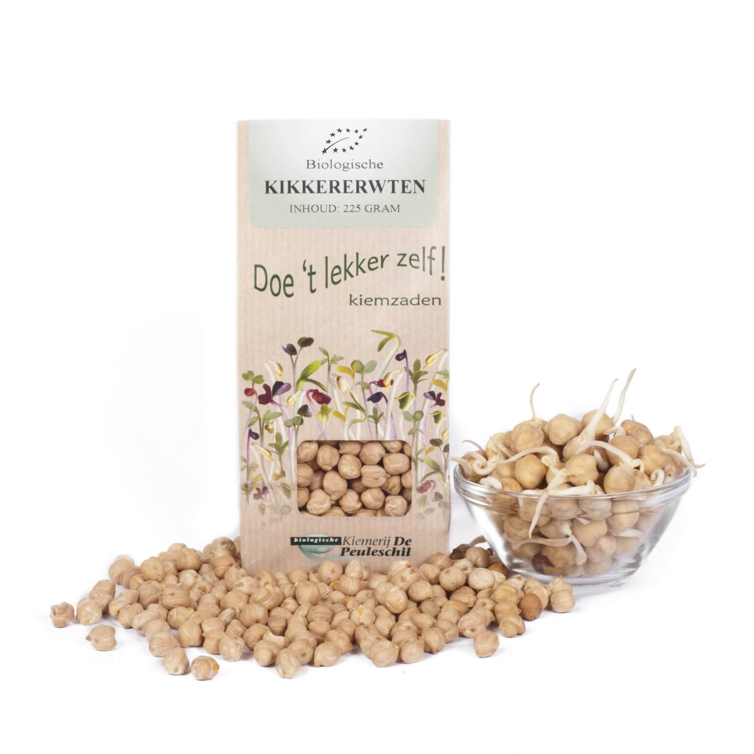 Kikkererwten van De Peuleschil | Biologische kikkererwten kiemen